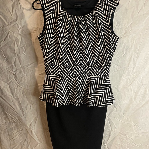 Enfocus Studio | Dresses | Enfocus Black And White Dress Size 6 | Poshmark